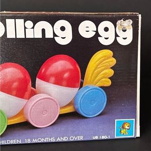 UUTOY | Toys | Rare Vintage Pull Along Rolling Egg | Poshmark